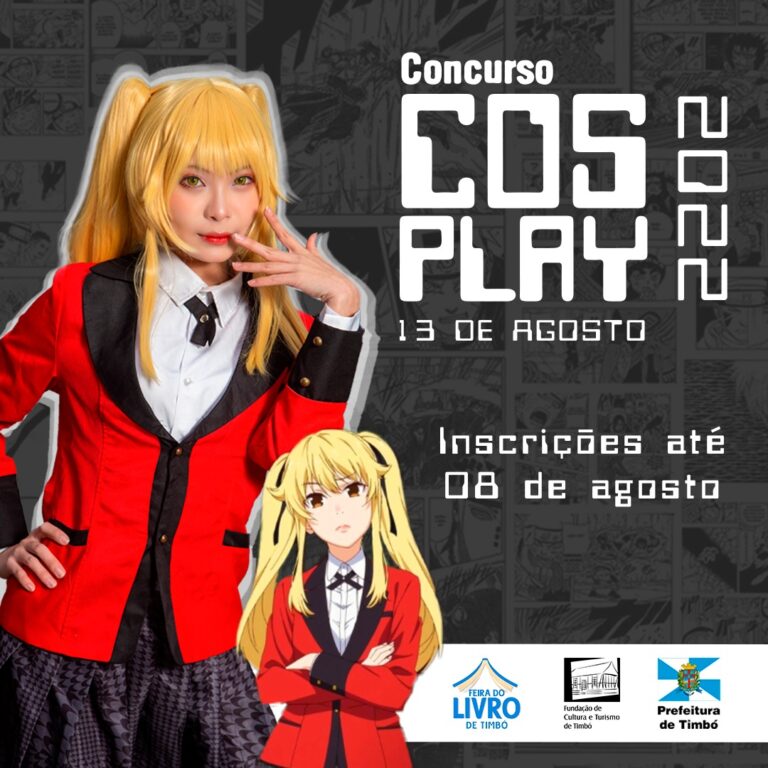 Inscrições abertas para Concurso de Cosplay na Feira do Livro de Timbó ...