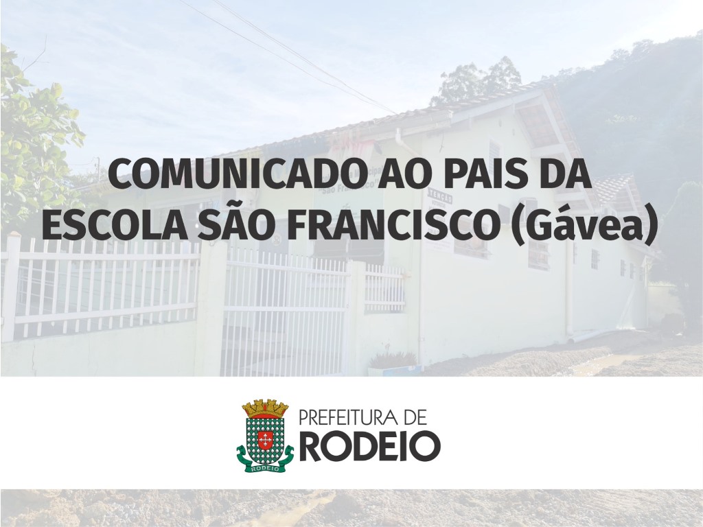Rodeio - COMUNICADO AO PAIS DA ESCOLA SÃO FRANCISCO (Gávea) - Portal ...