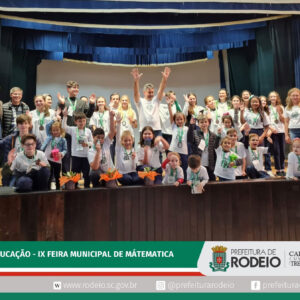 Rodeio - X Feira Municipal de Matemática é sucesso - Portal Timbó Net